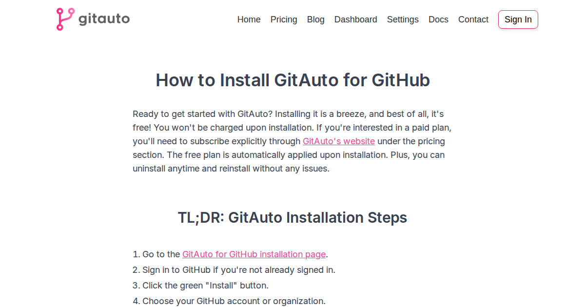 How To Install Gitauto For Github Gitauto Blog